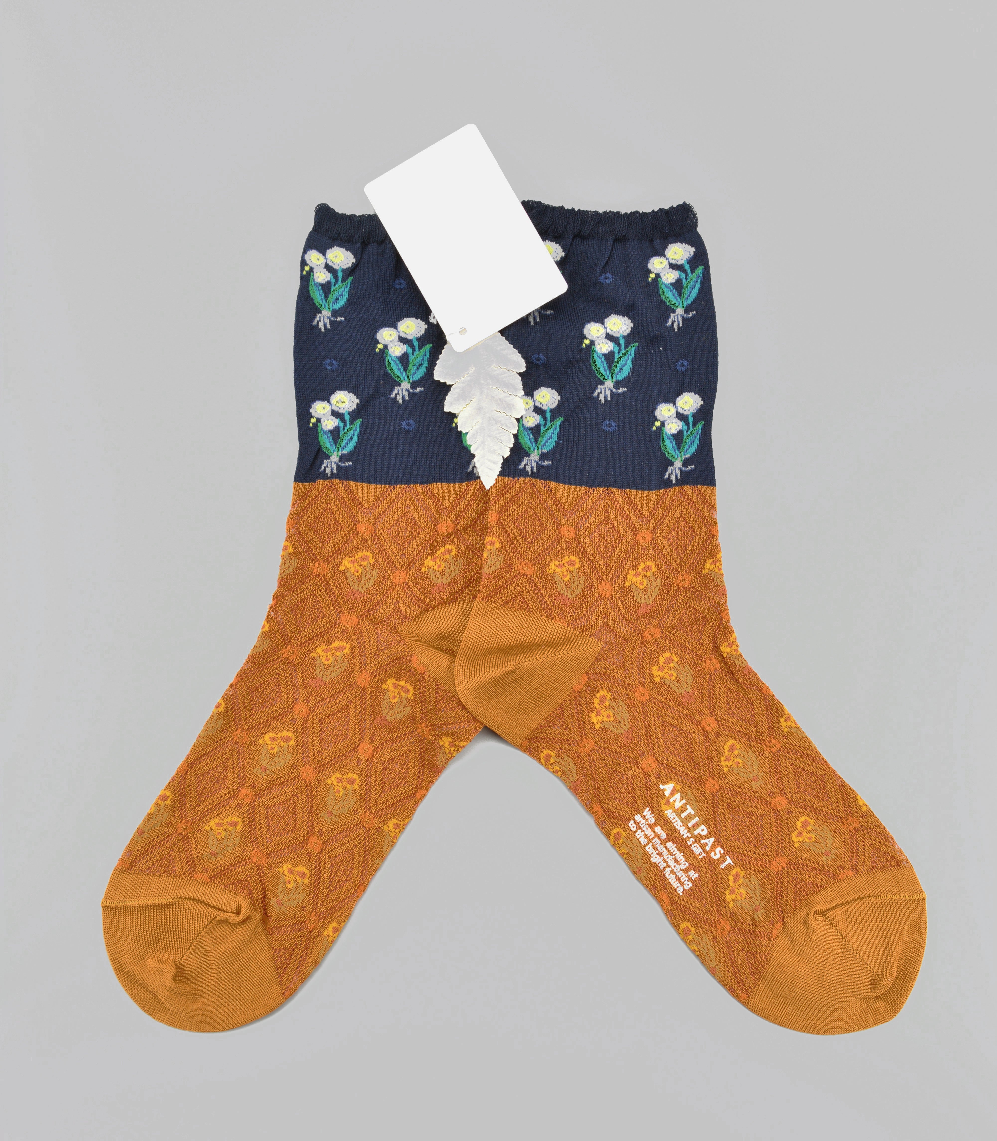 Antipastlily of the valleycotton crew sockcamel – Mary Queen of Socks